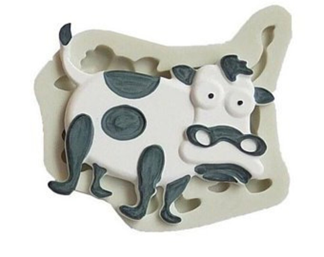 Cow Mold for Cake Decorating and Chocolate or Sugar Work, Safari Animal ...