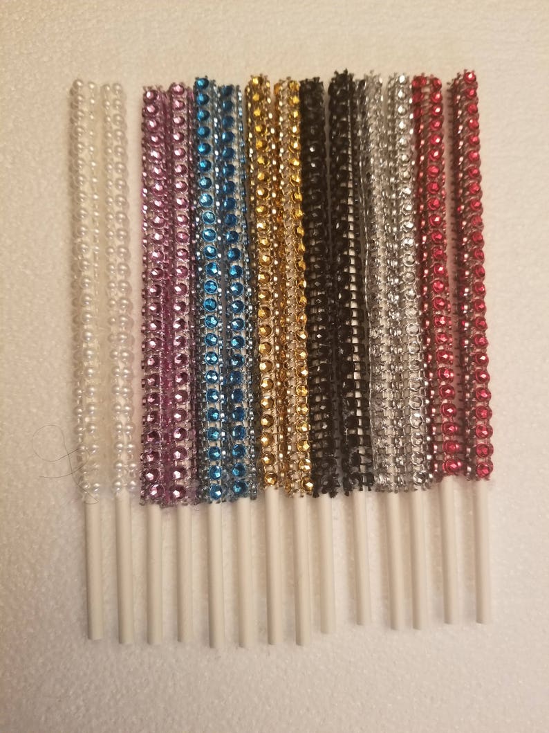 12 Ct Gold Bling Sticks, Cake Pop Lollipop Sticks, Wedding Shower ...