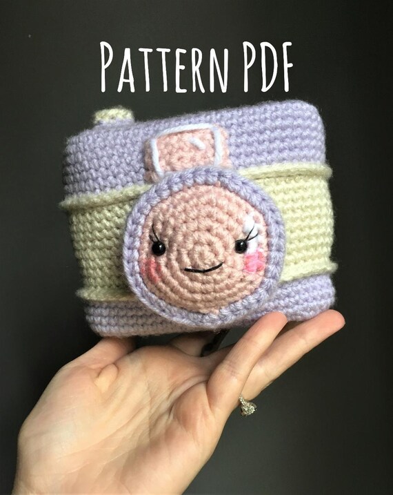 Amigurumi Kawaii Vintage Style Camera Crochet Pattern PDF | Etsy