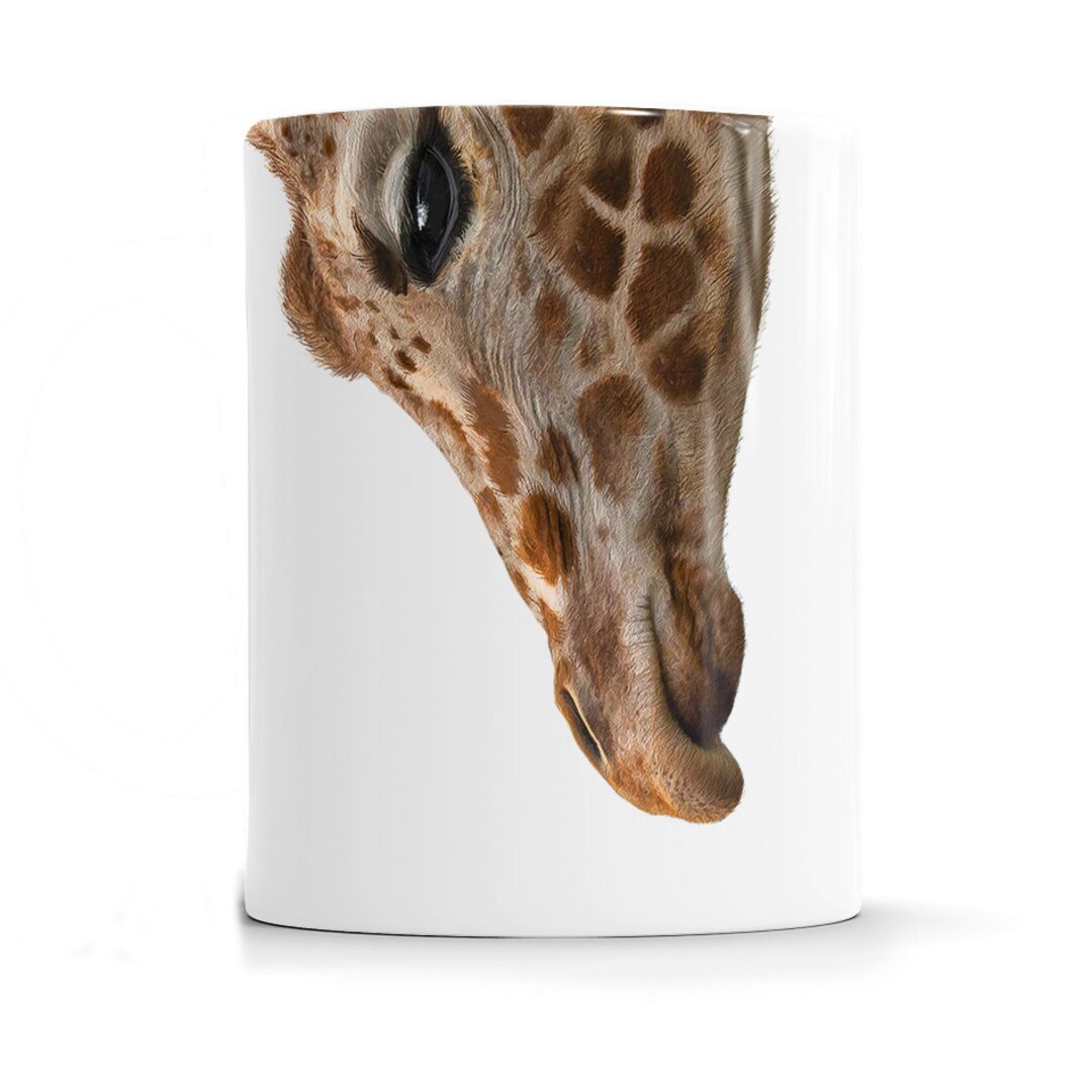Giraffe Snout Mug, Funny Mug - Etsy