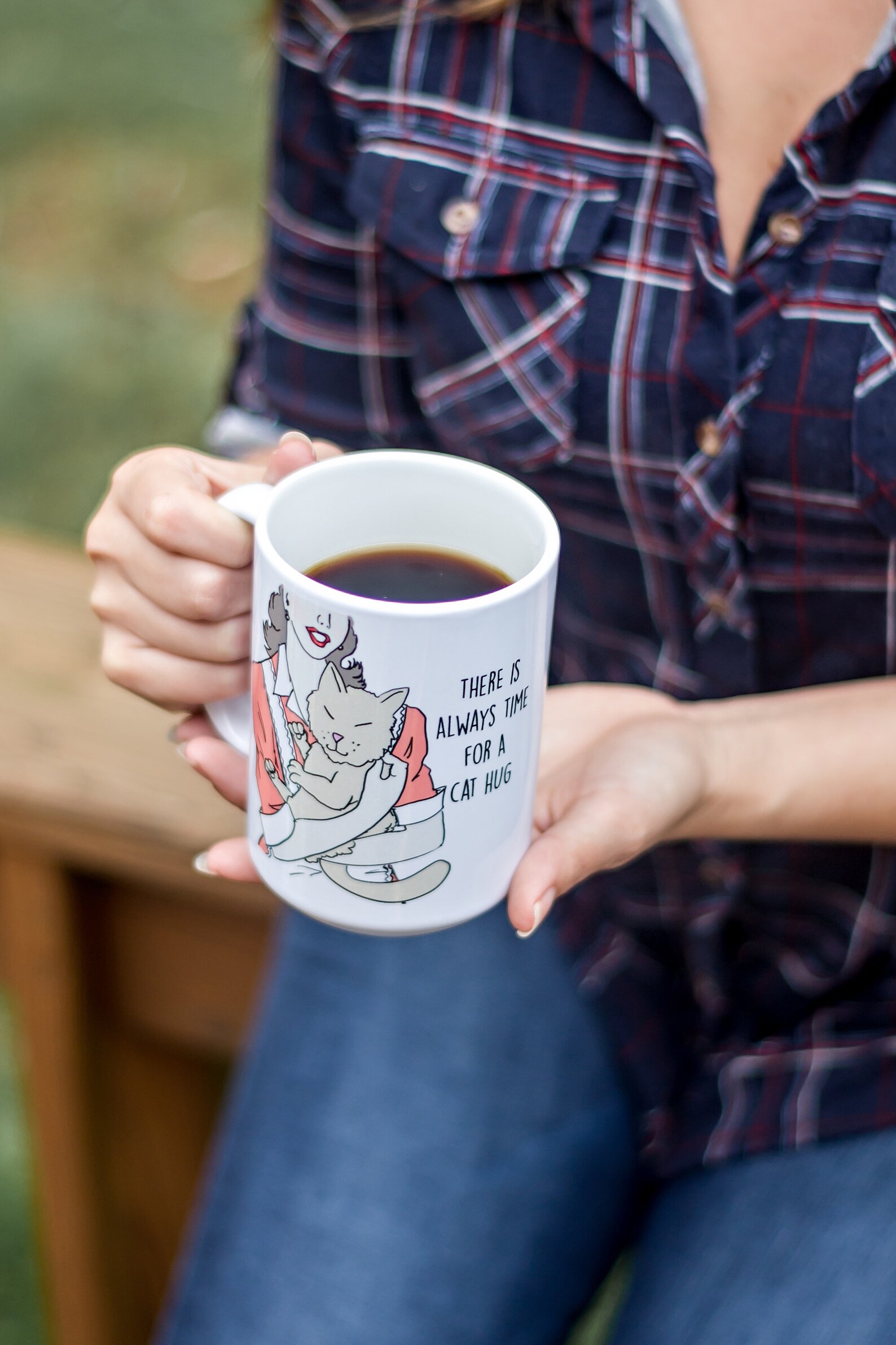 Funny Cat Hug Mug Orange Cats Coffee Cups for Cat Lovers - Etsy