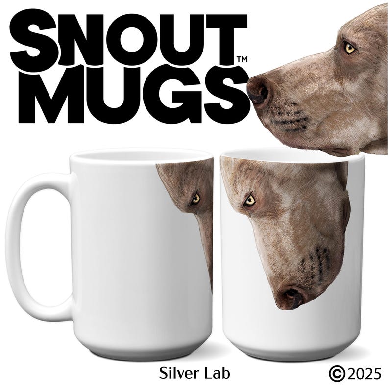 Silver Labrador™ by Snout Mugs®, Funny Mug - Etsy