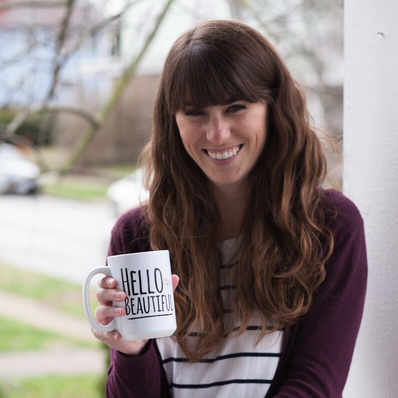 Hello Beautiful Coffee Mug Tea Mug for Her Ladies Gift - Etsy