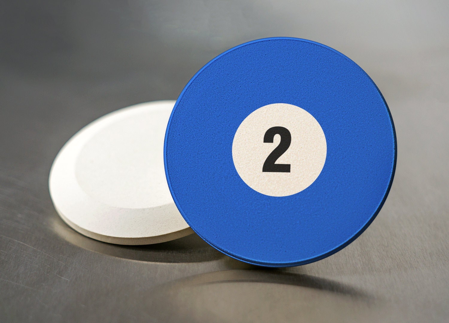 Two Ball Car Coaster Sandstone Coasters Set of 2 Guy Gift | Etsy