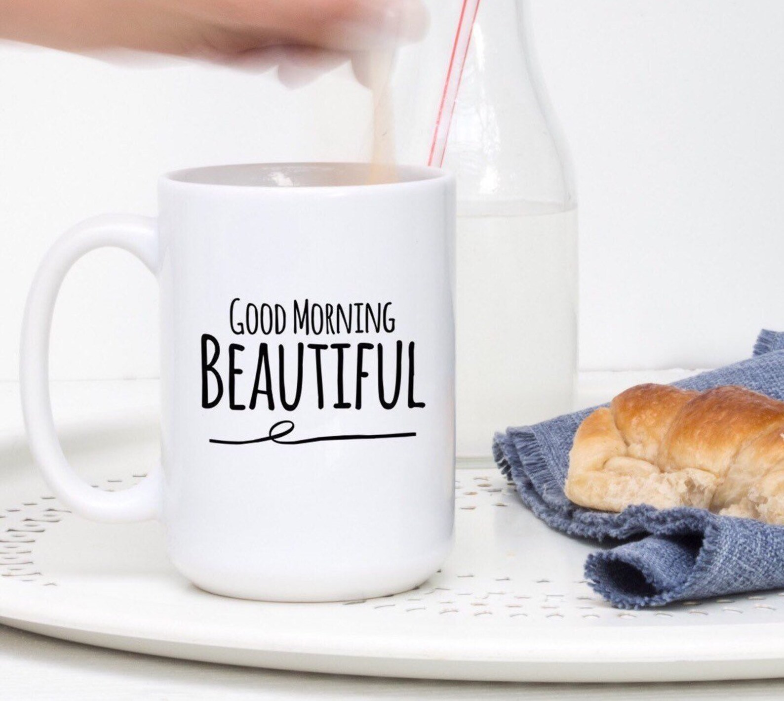 Good Morning Beautiful Mug, Girlfriend Gifts, Motivational Coffee Mugs ...
