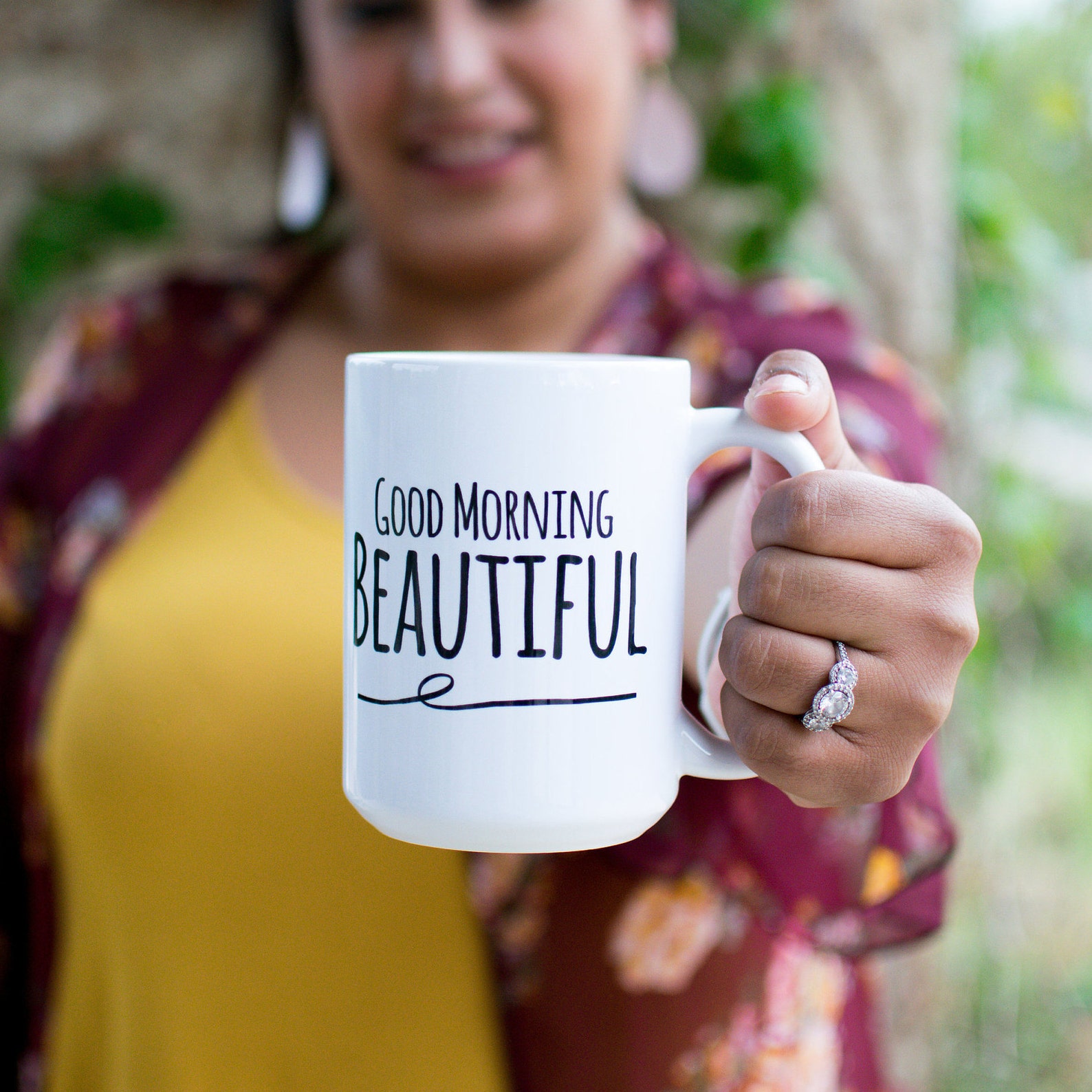 Good Morning Beautiful Mug, Girlfriend Gifts, Motivational Coffee Mugs ...