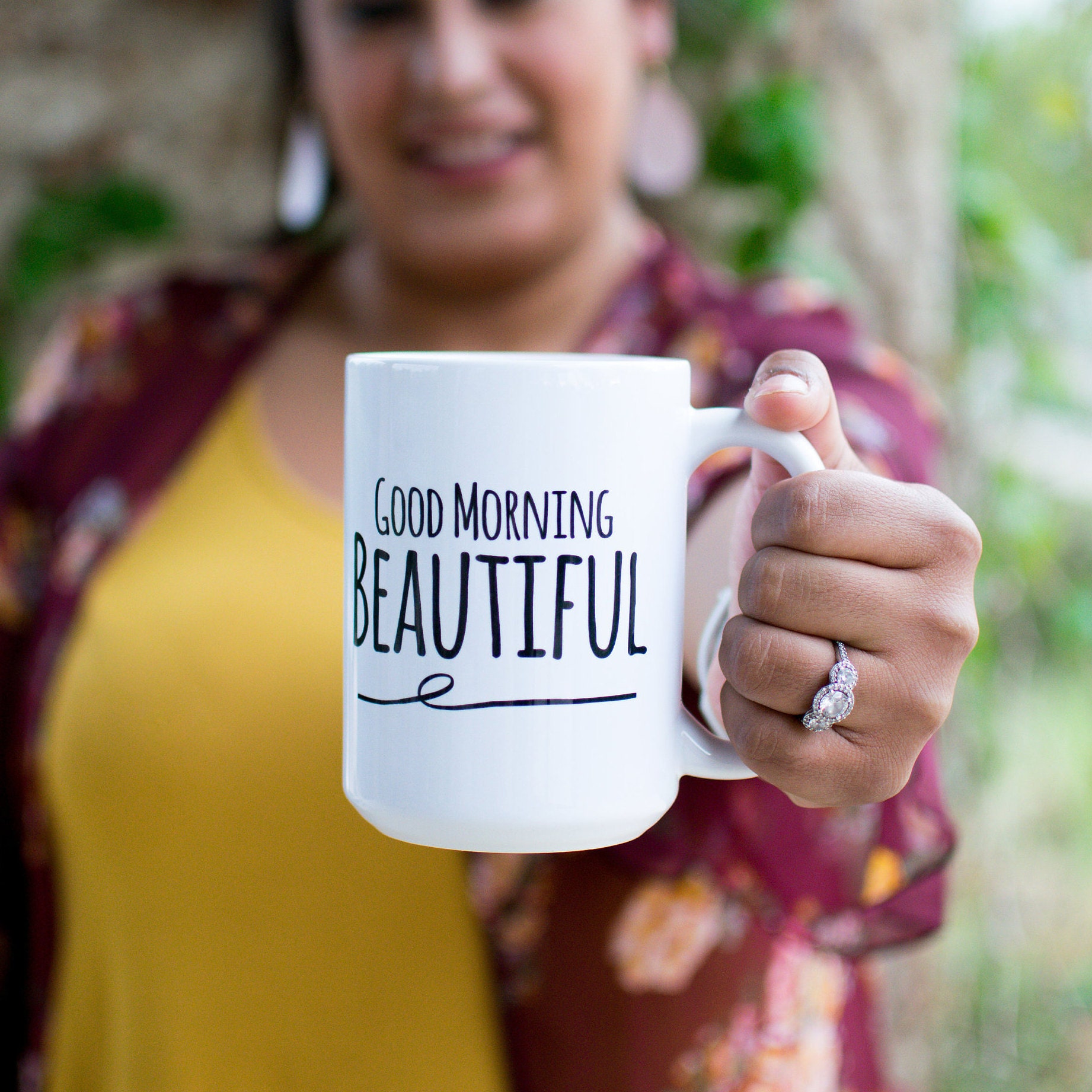 Good Morning Beautiful Mug, Girlfriend Gifts, Motivational Coffee Mugs ...