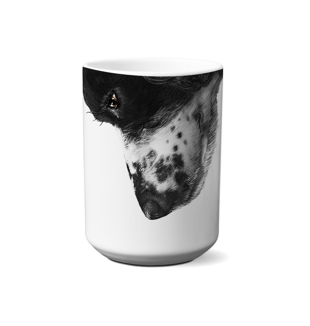 Springer Spaniel Black and White™ by Snout Mugs®, Funny Mug - Etsy