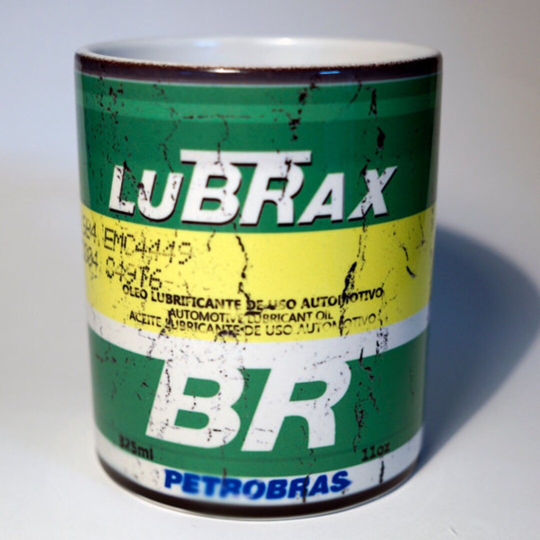 Engine Oil Mug, Mechanic Gift, Ceramic Mug, Lubrax BR Motor Oil, Gift ...