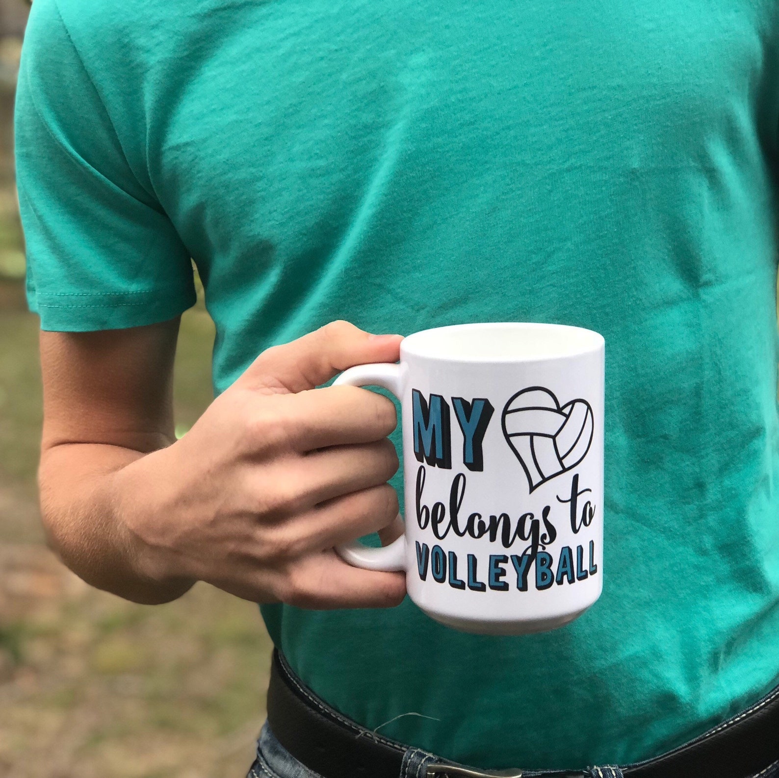 Volleyball Coffee Mug, Personalized Photo Mug, Volleyball Gift for Team ...