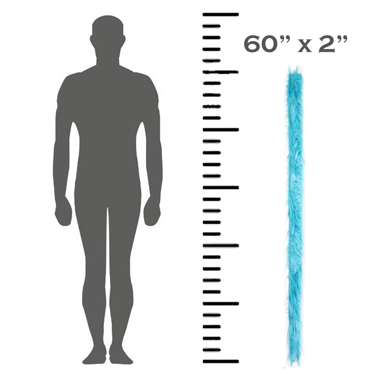 Fabricla Shaggy Faux Fur Fabric 60 Inch Trimming Precut | Etsy