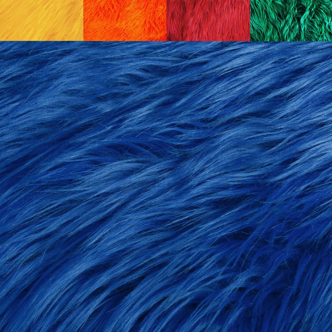 Fabricla Faux Fur Shaggy Fabric by the Yard Craft & Hobby - Etsy