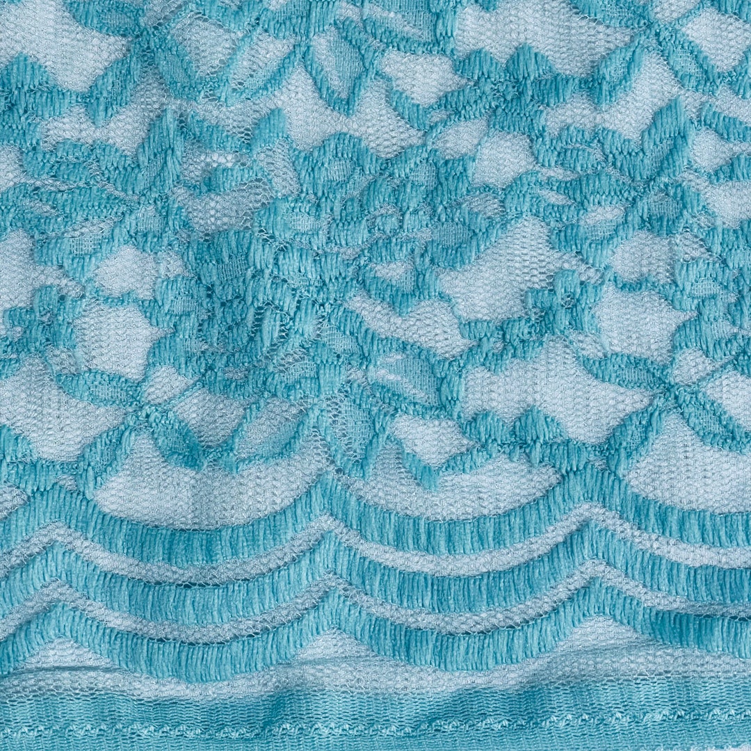 Fabricla | Nylon Spandex | Scallop Pattern | Lace Fabric | by the Yard ...