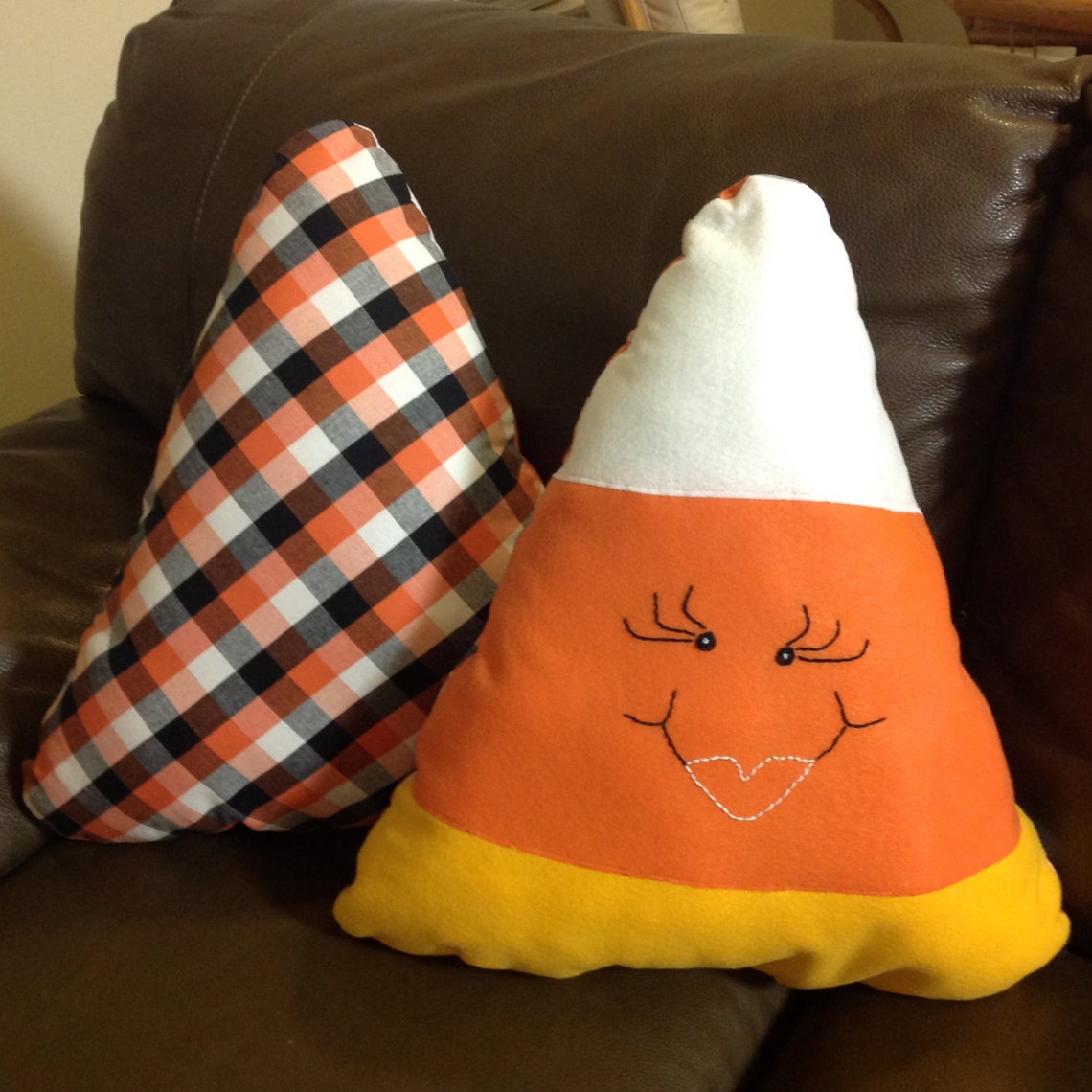 Halloween Pillows PATTERN Candy Corn Pillows Halloween - Etsy