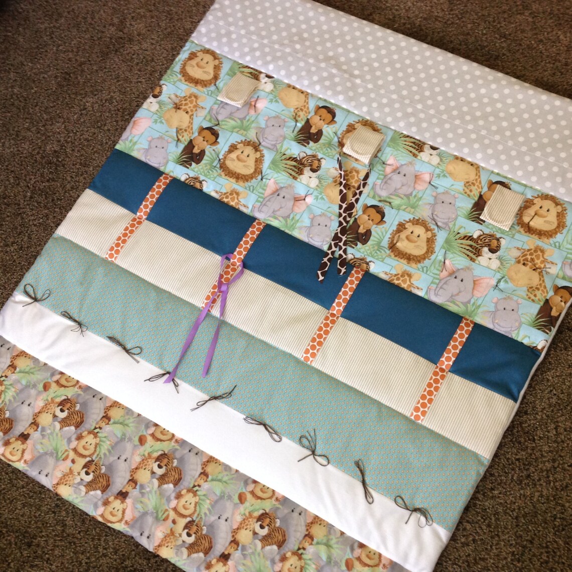 Easy Play Mat PATTERN TUTORIAL - Tummy Time - Baby Quilt Pattern ...