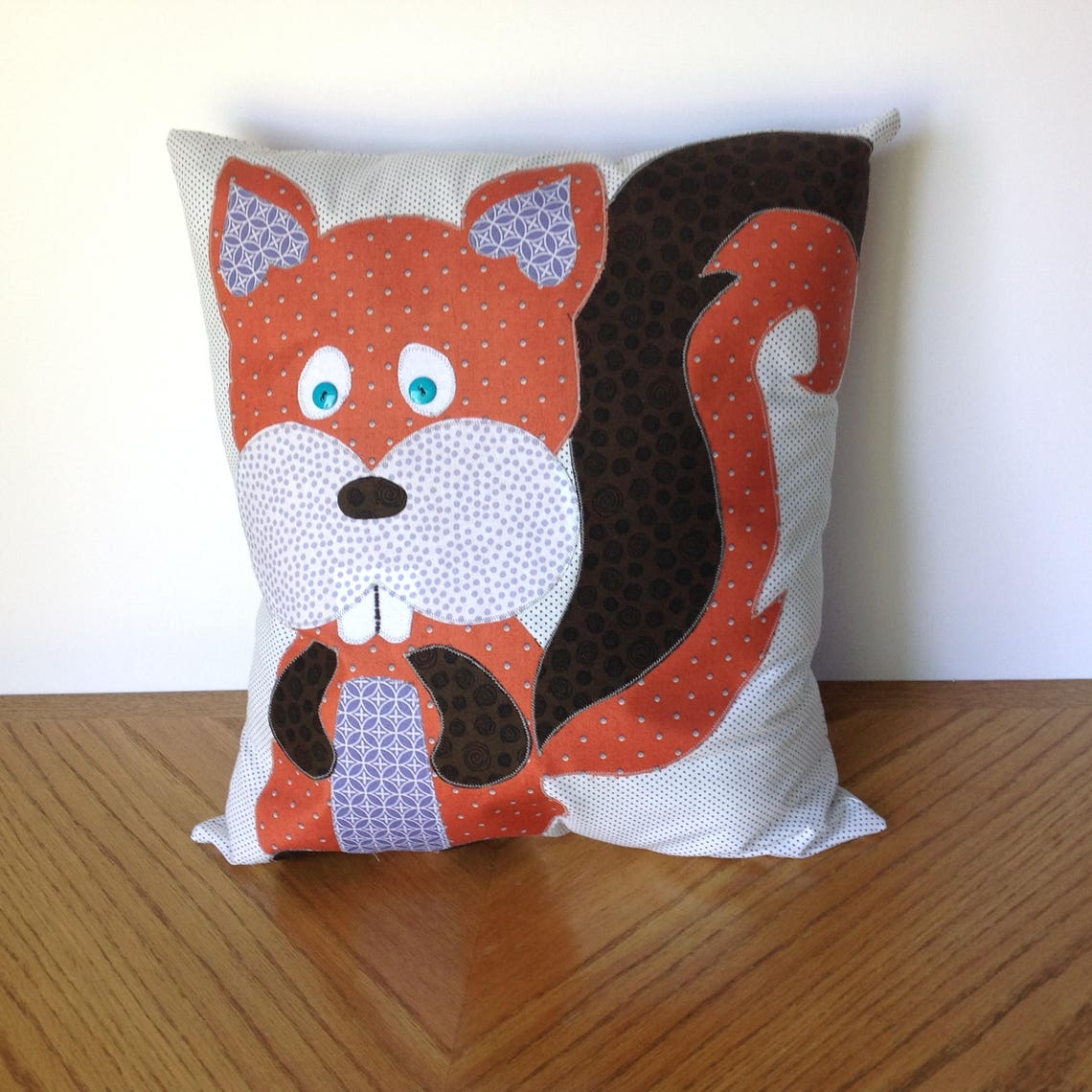 Woodland Animal Pillow SQUIRREL Pillow Toy Woodland | Etsy