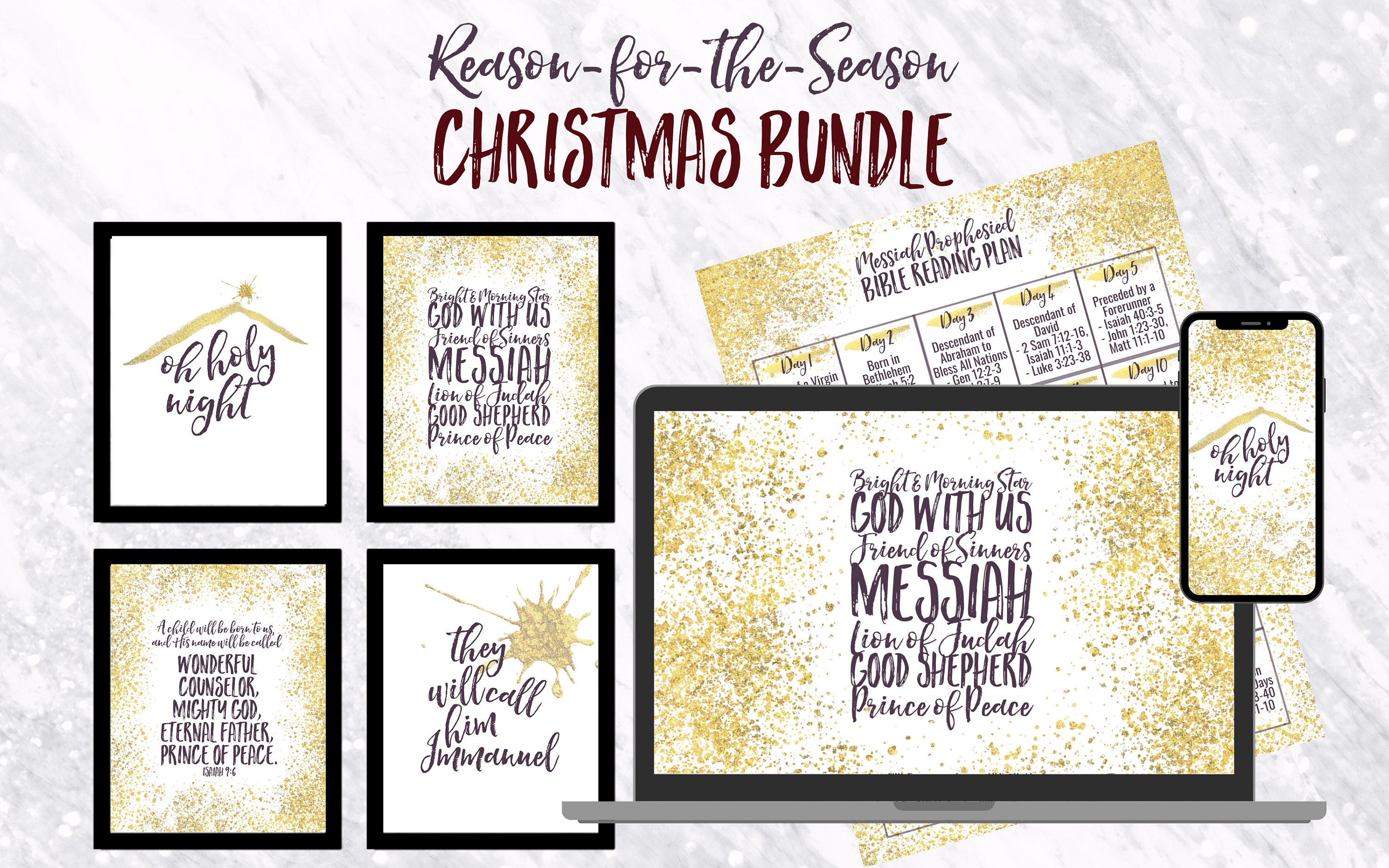 Reason-for-the-season Christmas Bundle | Wall Decor, Phone Wallpaper ...