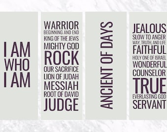 Attributes of God - Etsy