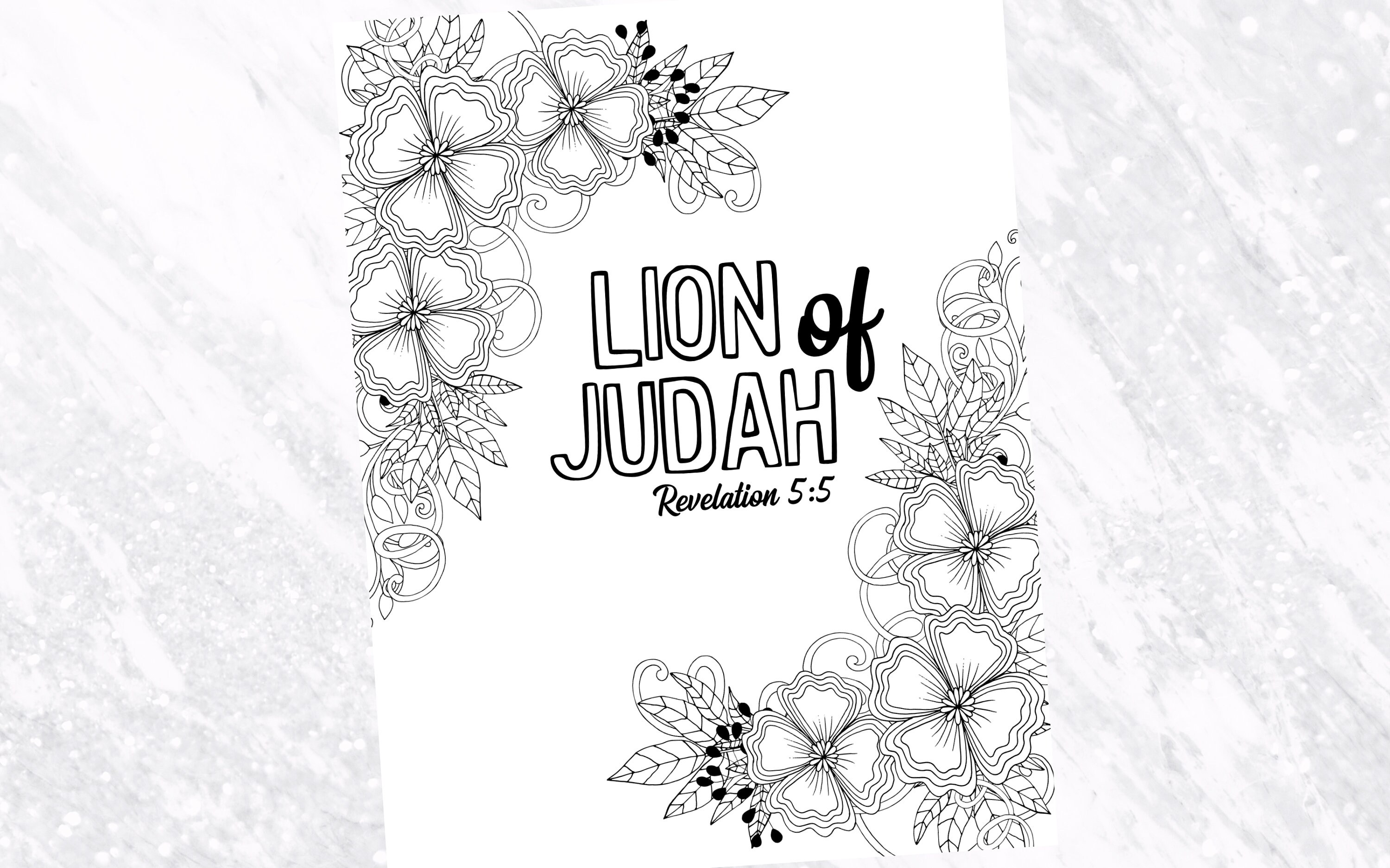 Names of God Scripture Coloring Pages | Set of 5 | Inspirational Art ...