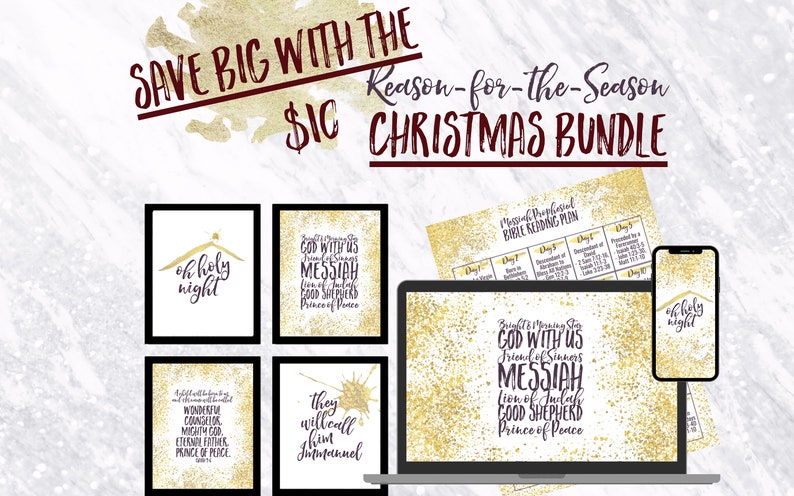 Reason-for-the-season Christmas Bible Reading Plan | Instant Download ...