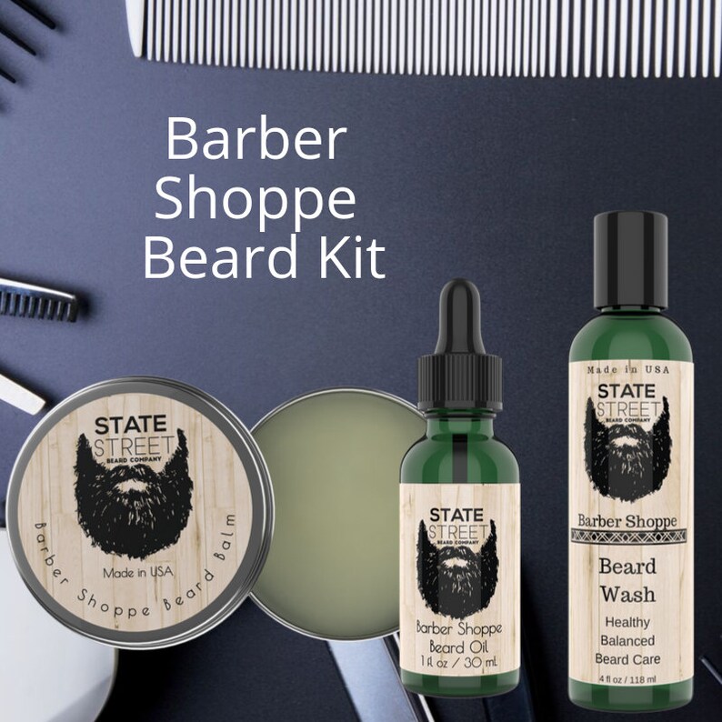 Beard Grooming Oil Barber Shoppe 1 Oz Nourishing Oil For Etsy
