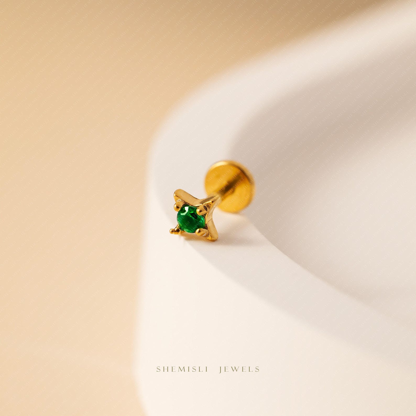 Twinkle Star Nose Stud, Threadless Flat Back, Minimalist Style, A-SS908 ...