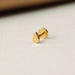 Teardrop Shape Nose Stud, Threadless Flat Back, Minimalist Style, A ...