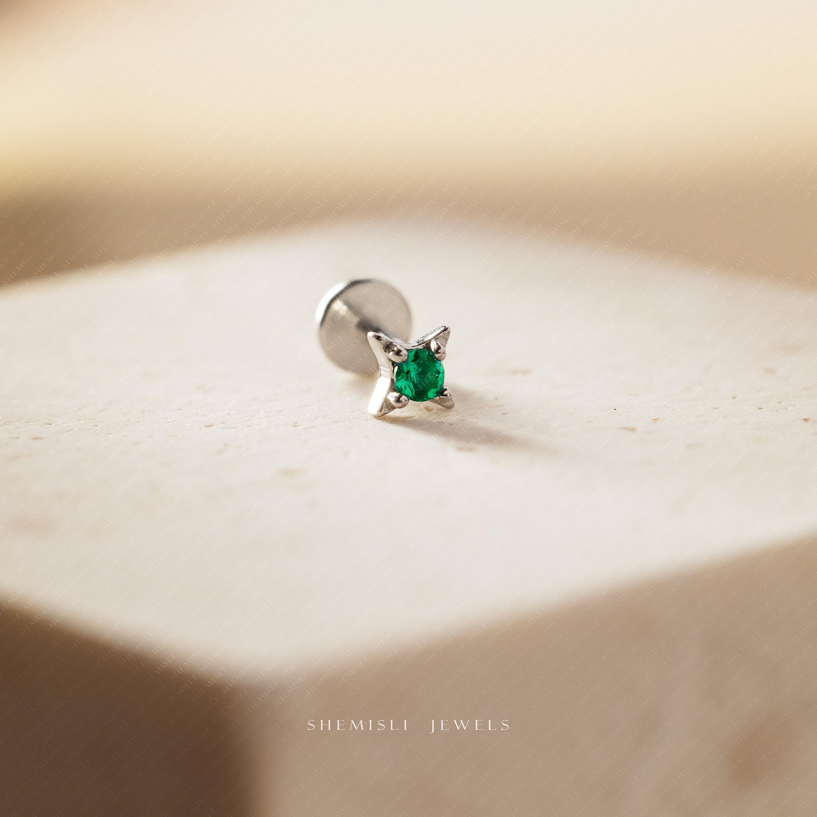Twinkle Star Nose Stud, Threadless Flat Back, Minimalist Style, A-SS908 ...