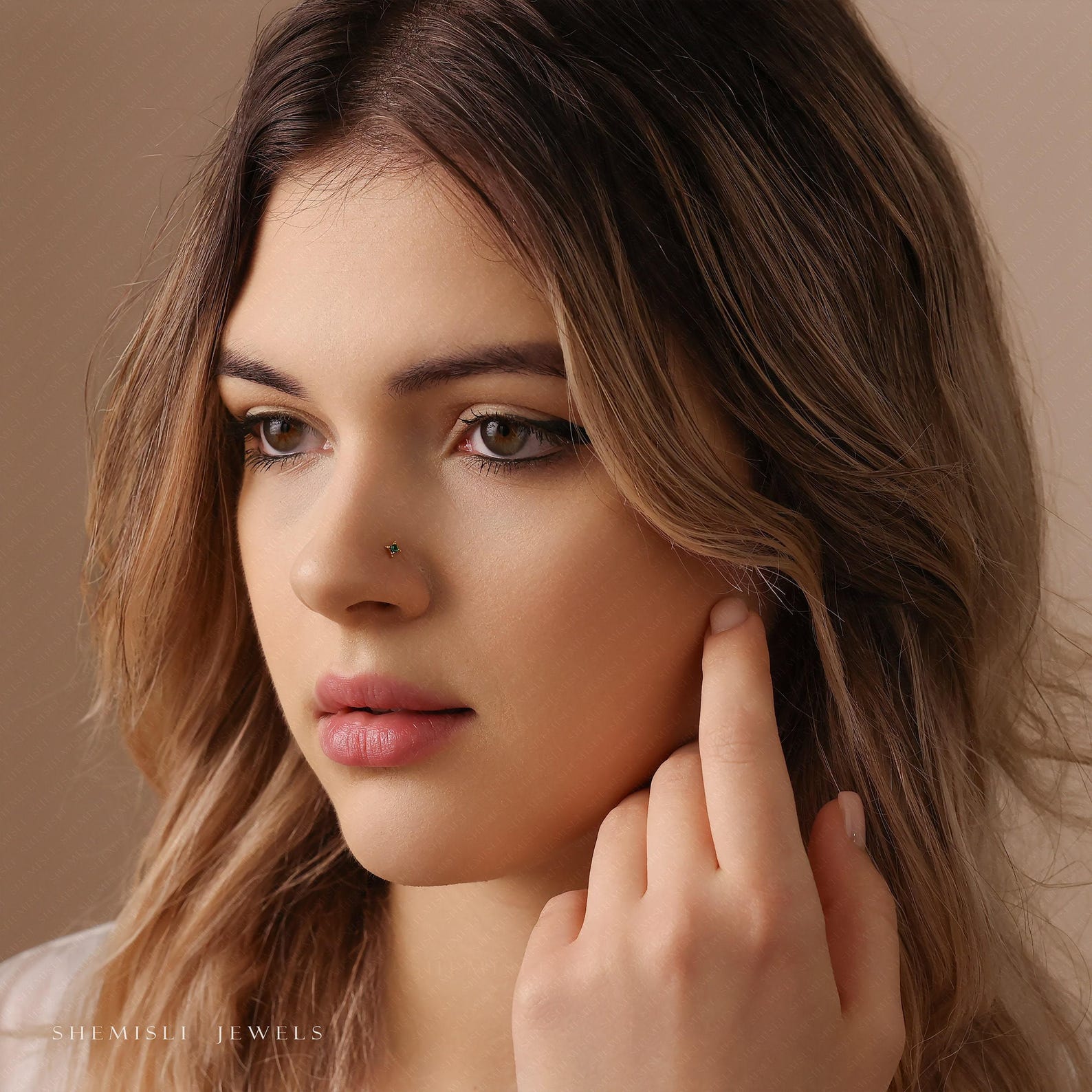 Twinkle Star Nose Stud, Threadless Flat Back, Minimalist Style, A-SS908 ...
