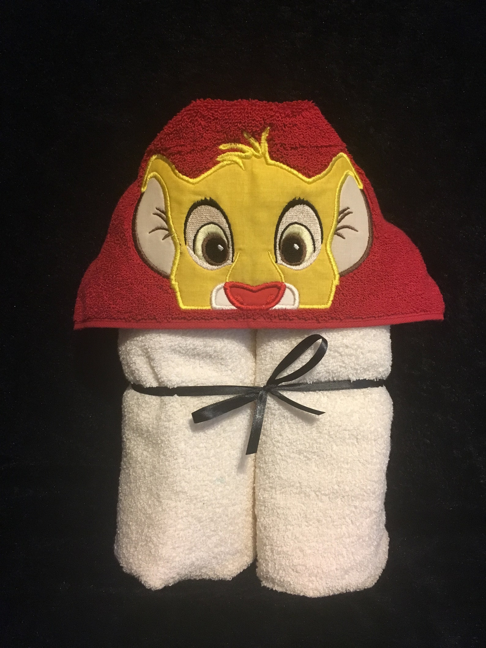 Lion Cub Hooded Towel - Etsy