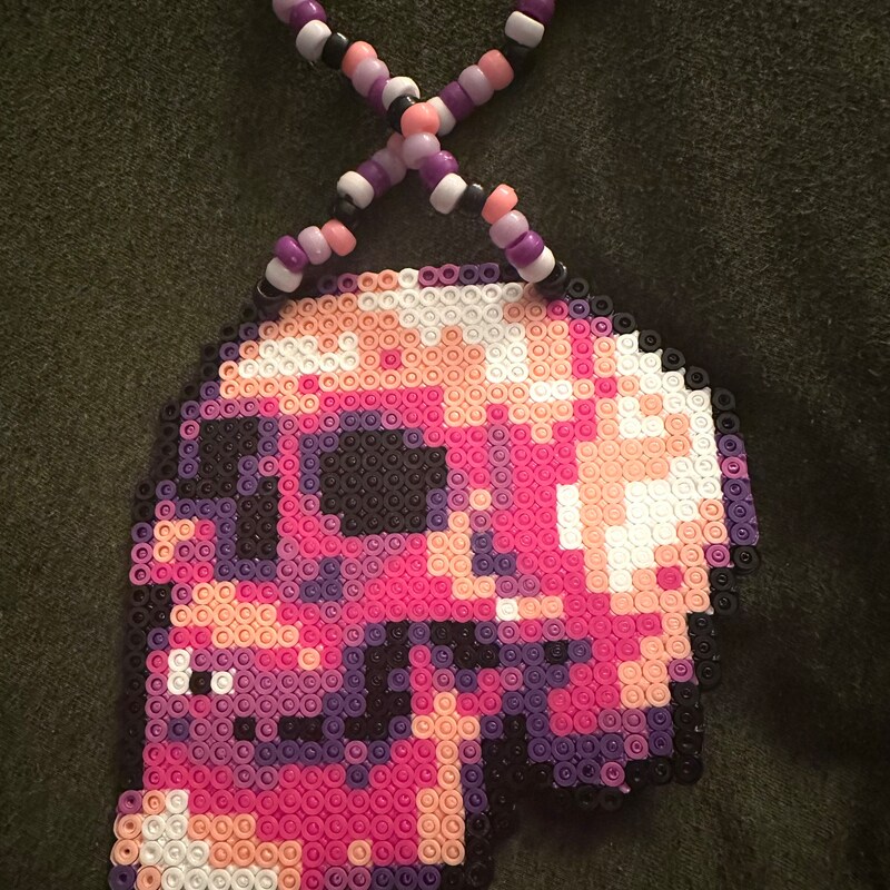 Perler Bead Skull - Etsy