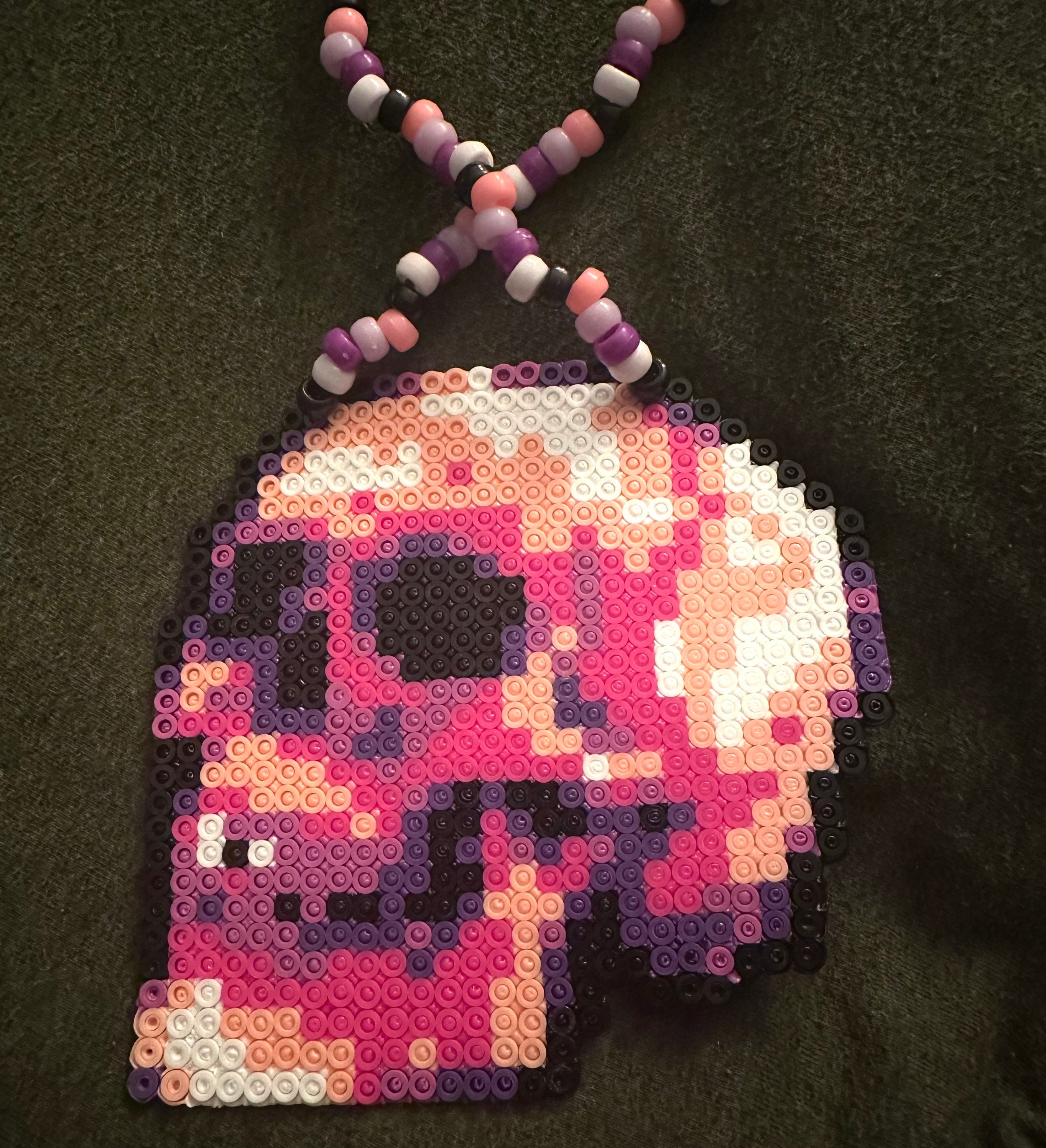 Skull Perler Necklace - Etsy