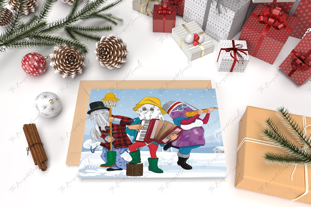 Printable Newfoundland Mummer Christmas Card 7 X 5 - Etsy Canada