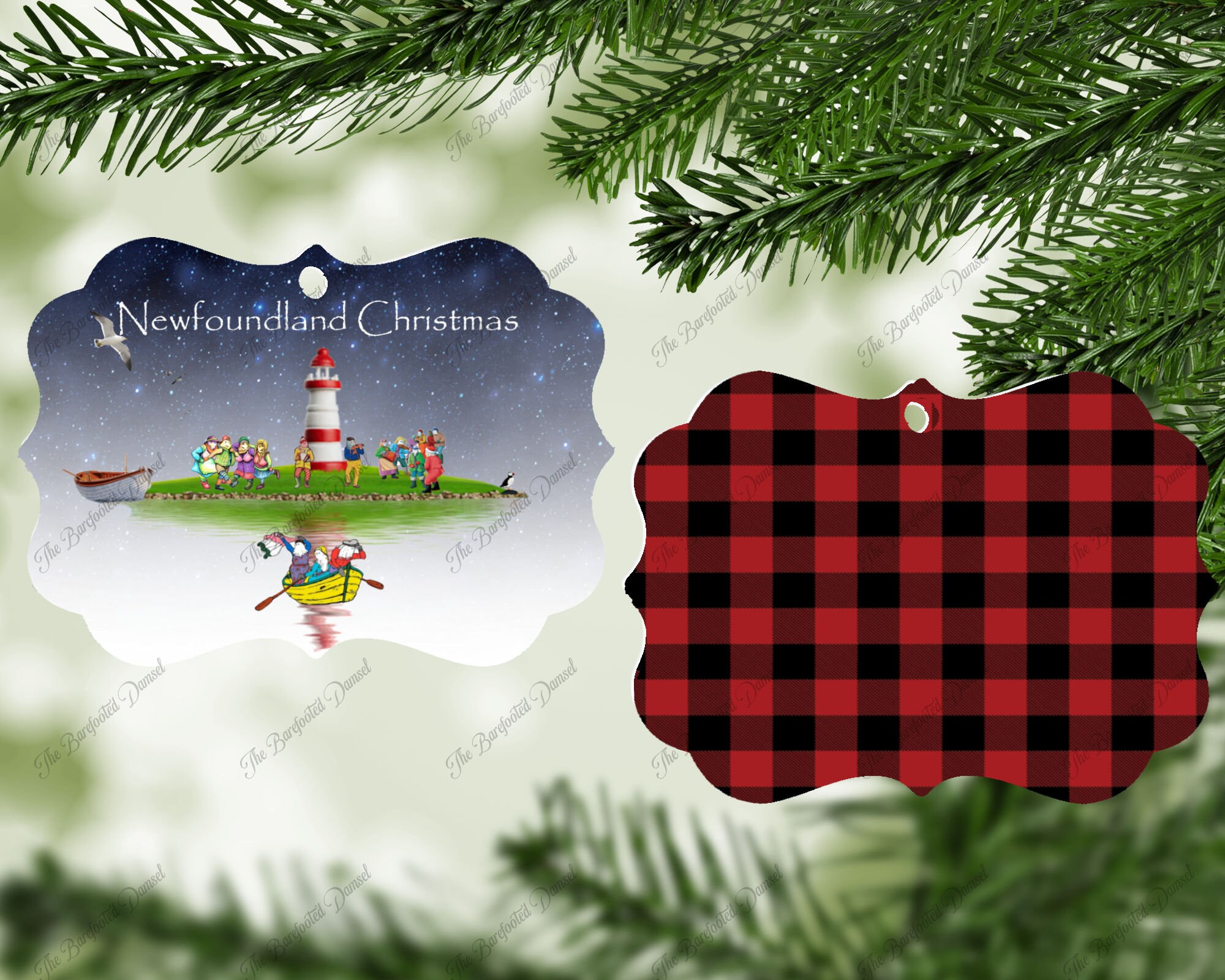 Sublimation Design Mummers Newfoundland Ornament - Etsy