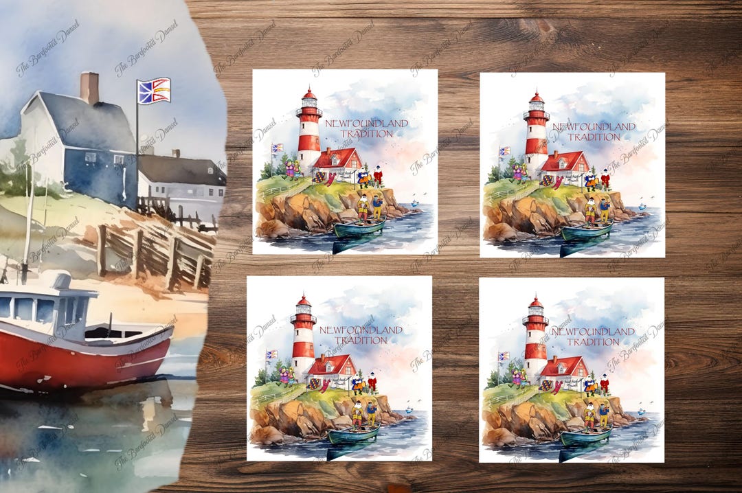 Sublimation Designs NEWFOUNDLAND Mummer MUG Coasters Square 4.10" - Etsy