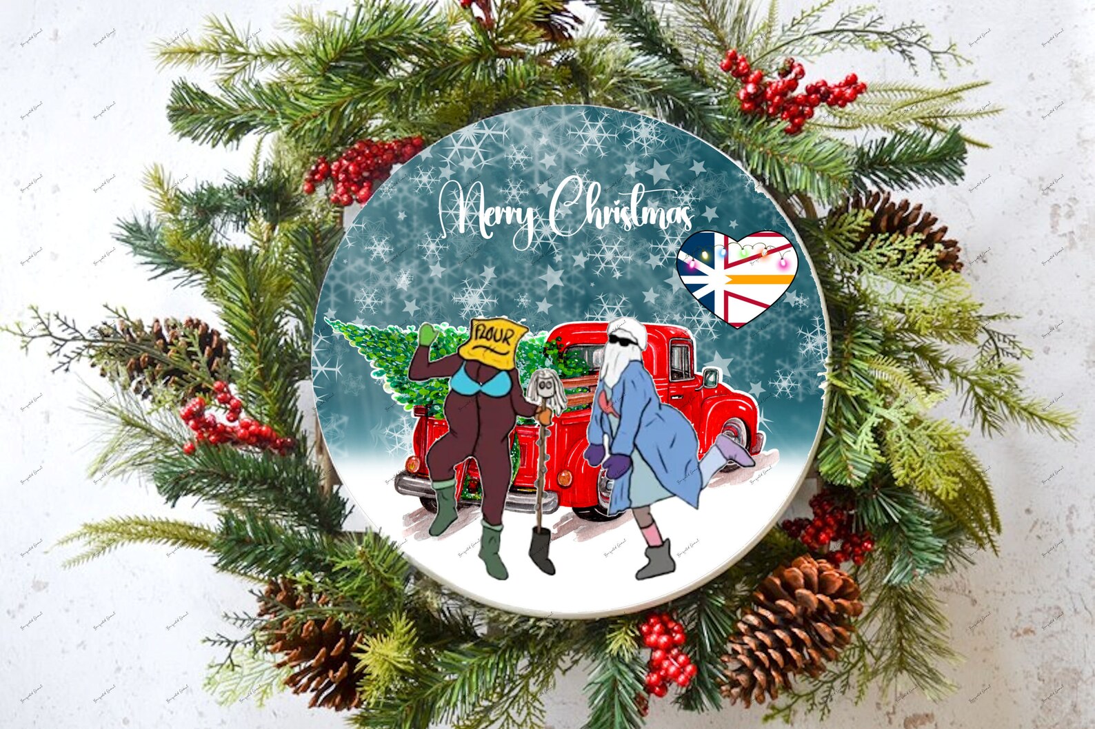 Sublimation Design for Door Sign Mummers Newfoundland - Etsy Canada