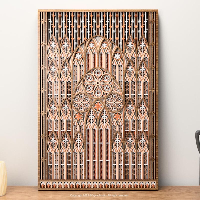 Cathedral Wood Cut Files - Etsy