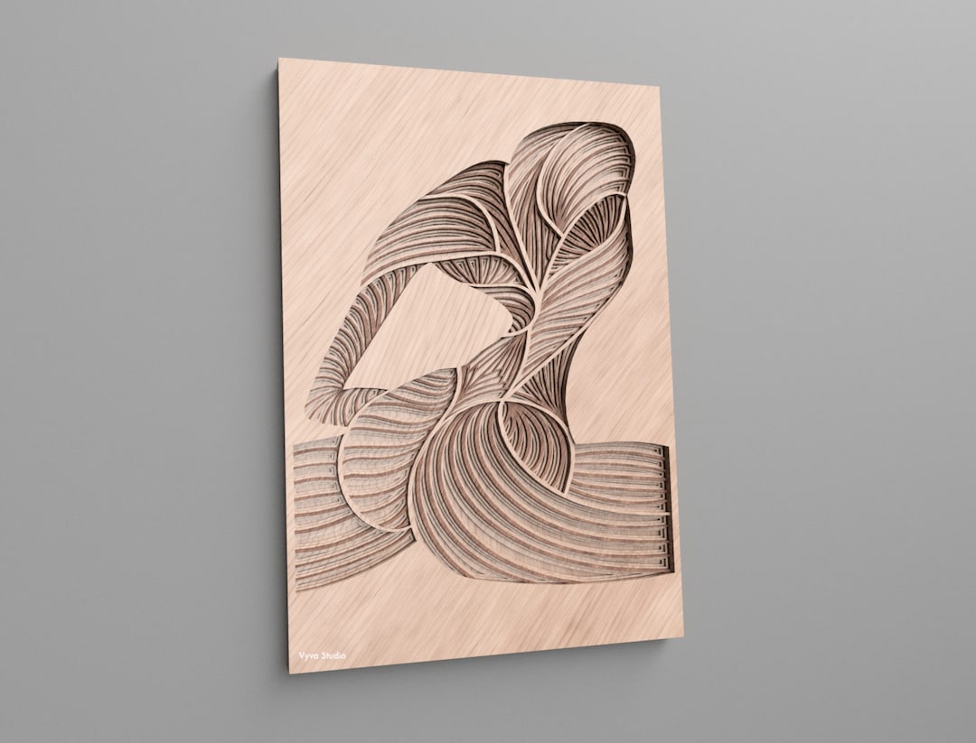 Body Abstract | Digital File for Creating Multilayered Art Suitable for ...