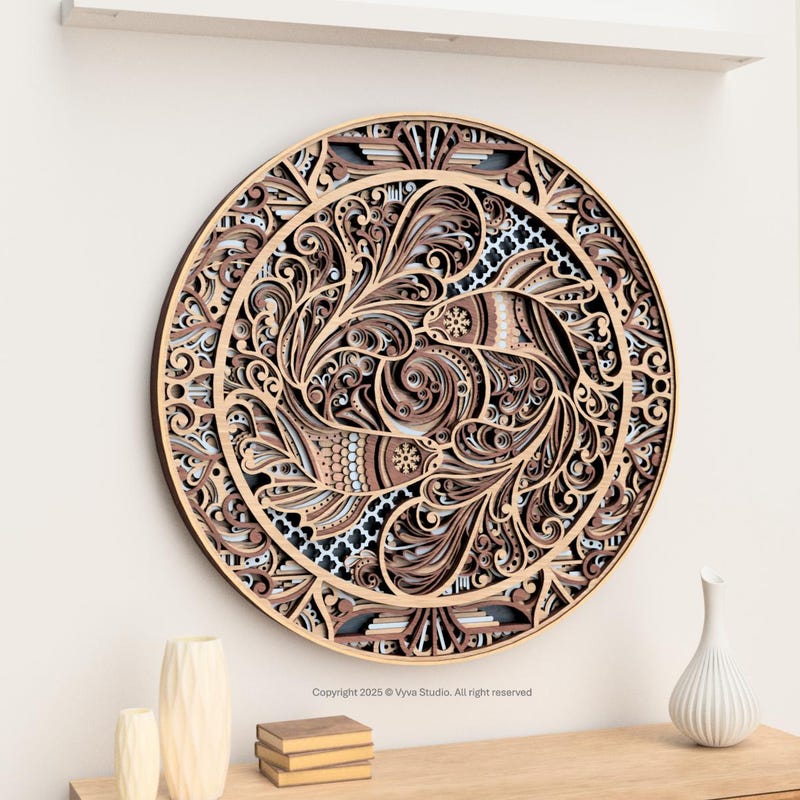 Fish Mandala Svg - Etsy