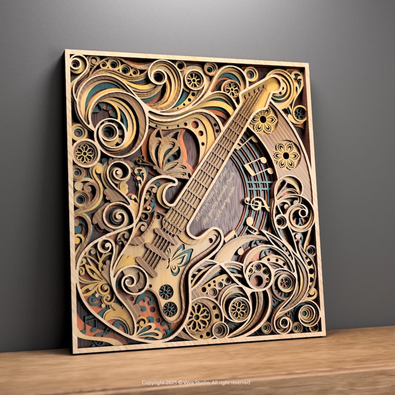 Music Card 3d - Etsy
