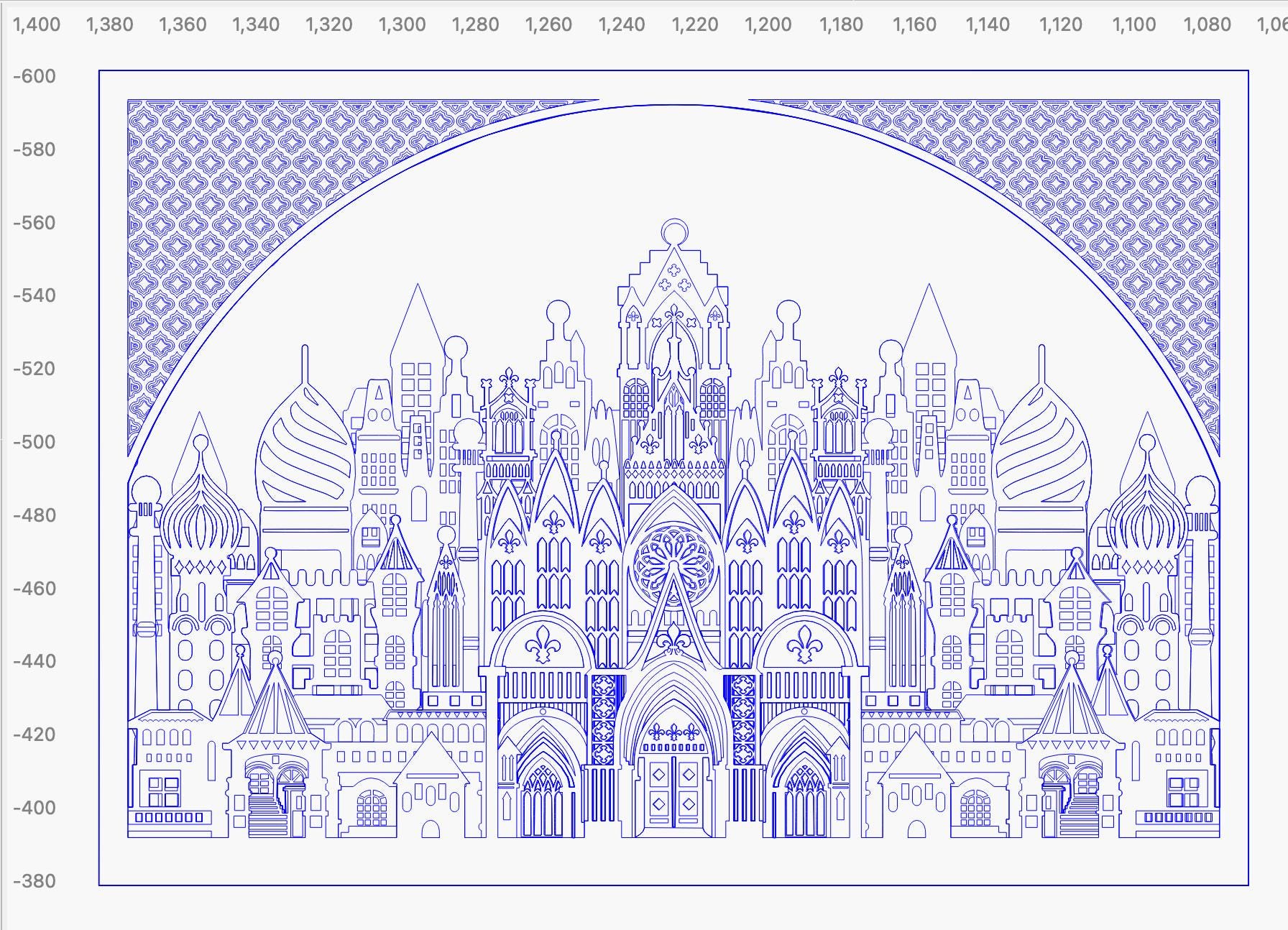 Multilayer Laser Cut Files | City & World Landmarks SVG | Vintage ...