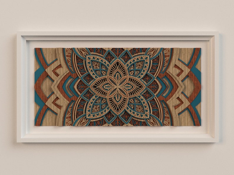 Digital File 7 Layer 3D Mandala Decor Multi-layer Wall Art - Etsy