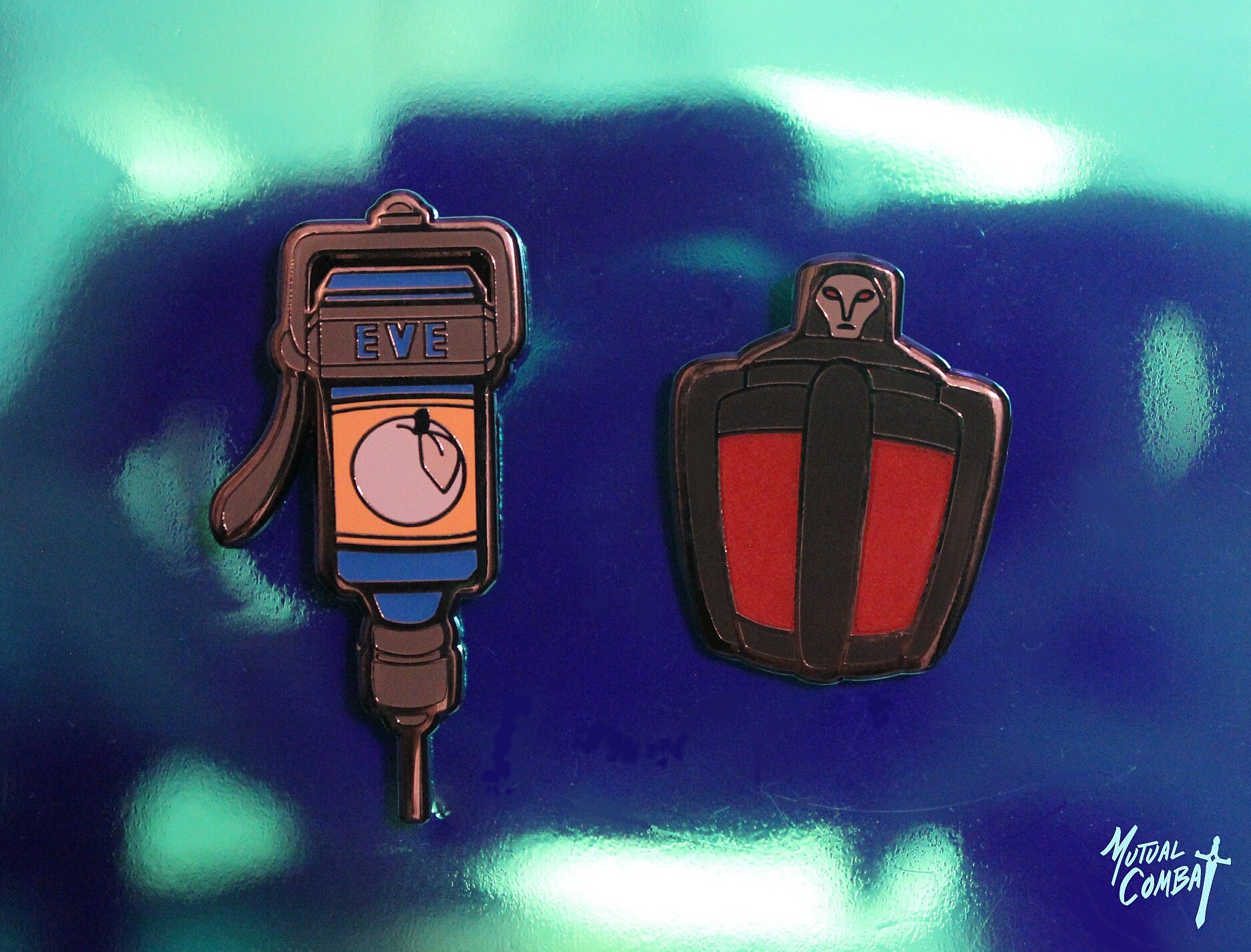 Bioshock Enamel Pins Glow in the Dark Eve Hypo ADAM Vial - Etsy UK