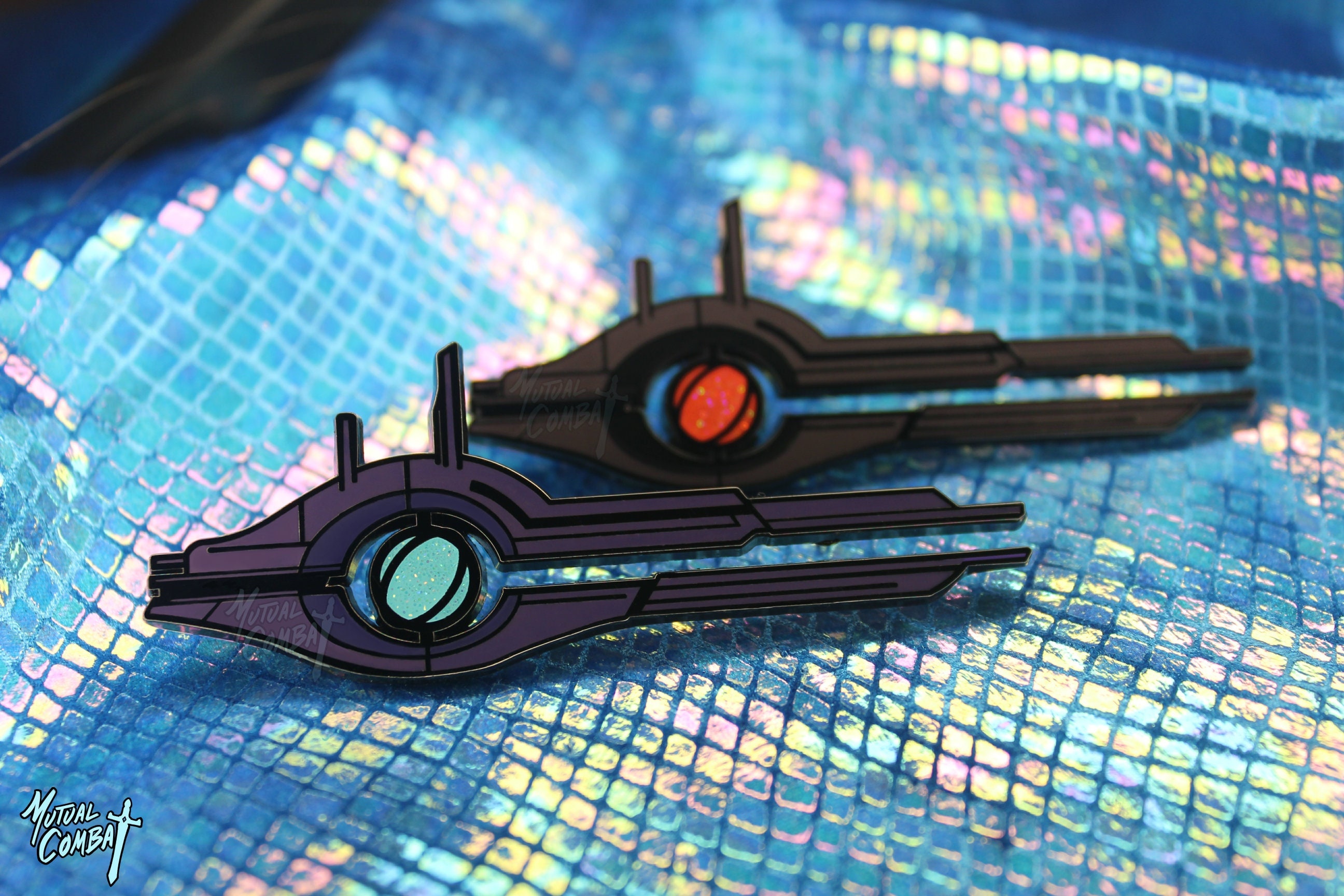 Mass Effect Relay Premium Hard Enamel Glitter Pin 3 | Etsy