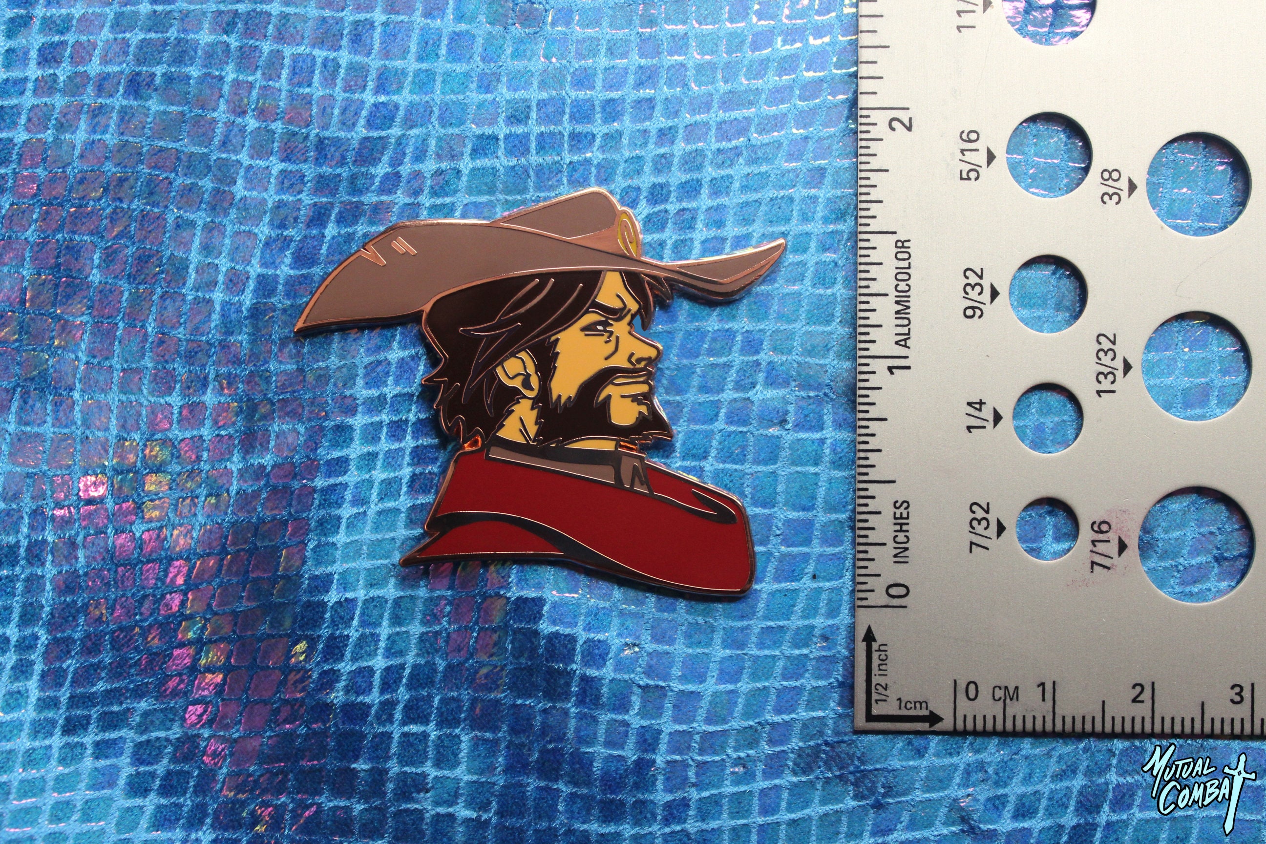 Overwatch Cole Cassidy Rose Gold Enamel Pin - Etsy