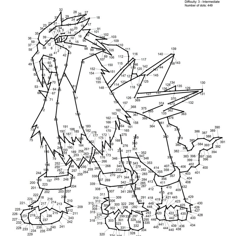 Extreme Dot to Dot Puzzle - Etsy