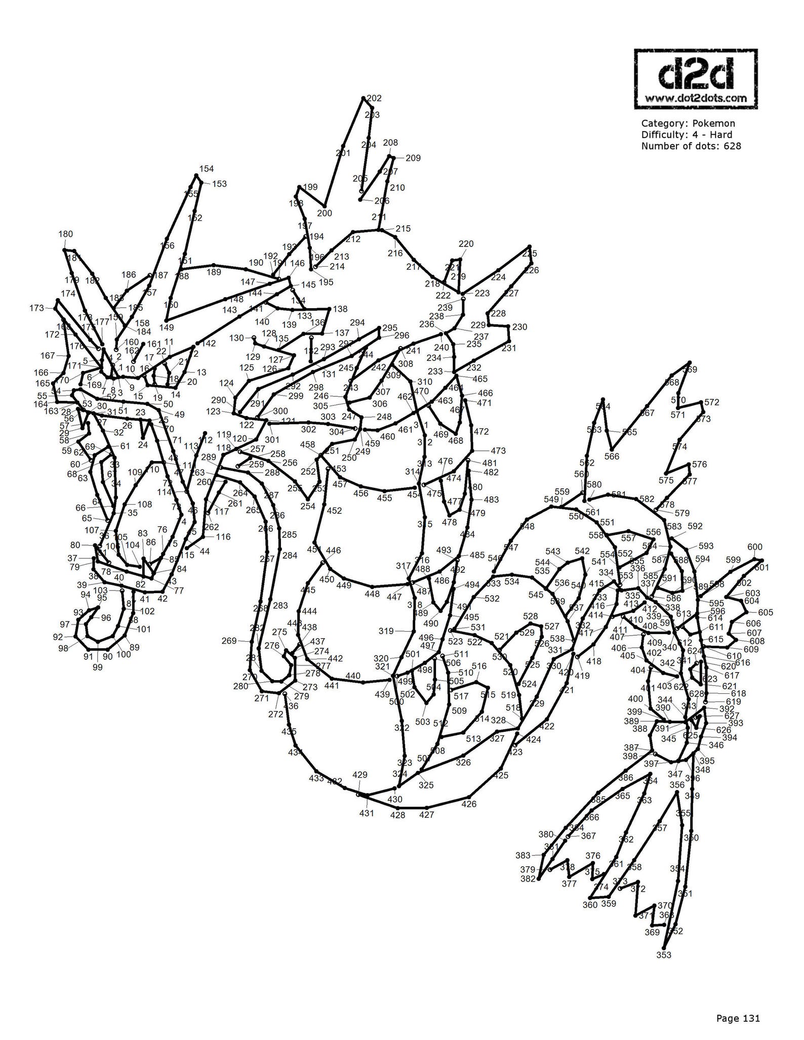 Pokemon Dot to Dots - Gen 1 (all 151 Pokemon) - Etsy