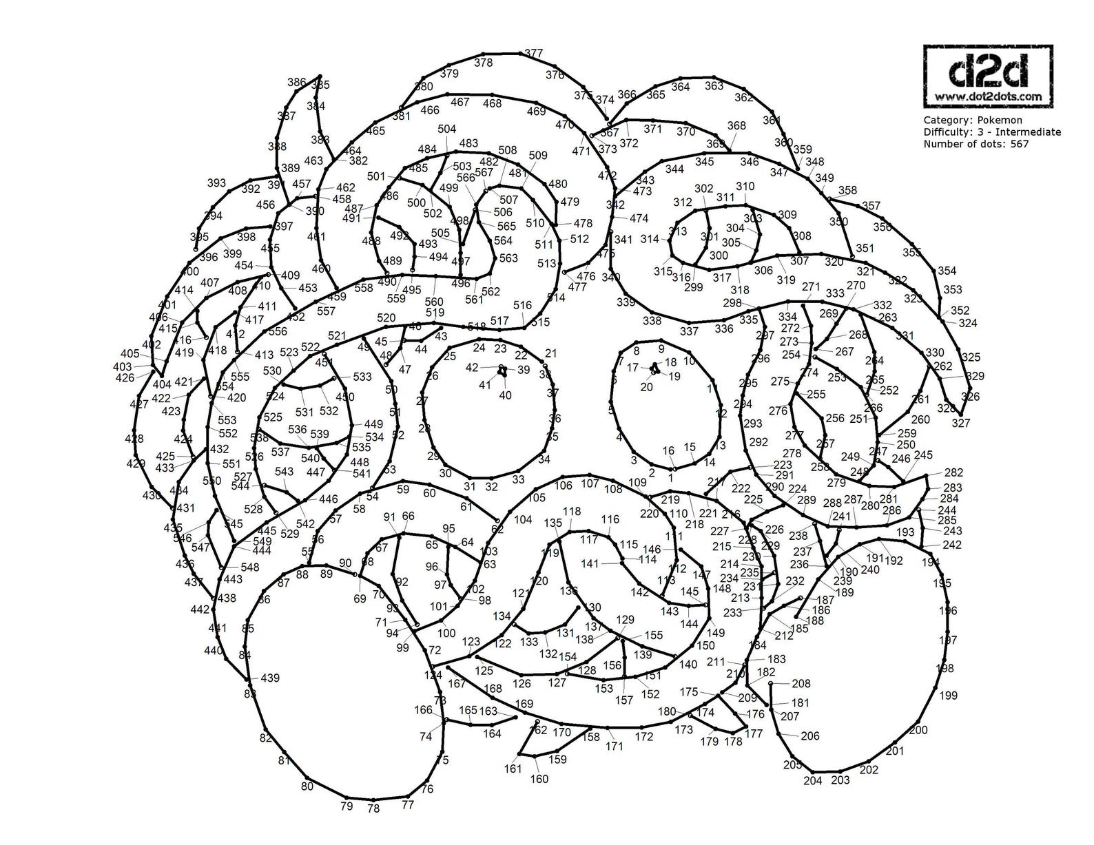 Pokemon Dot to Dots - Gen 1 (all 151 Pokemon) - Etsy