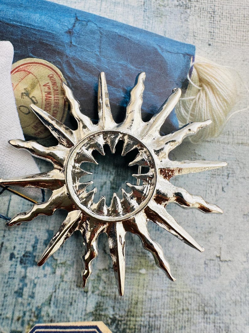 Sun Brooch Findings (55x55mm), 1 Piece - Etsy