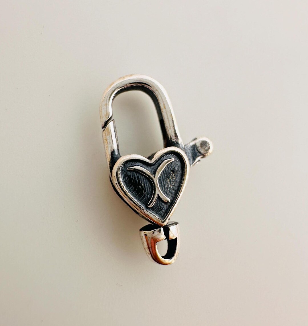 Solid Sterling Silver Spring Clasp , 12x6mm - Etsy UK